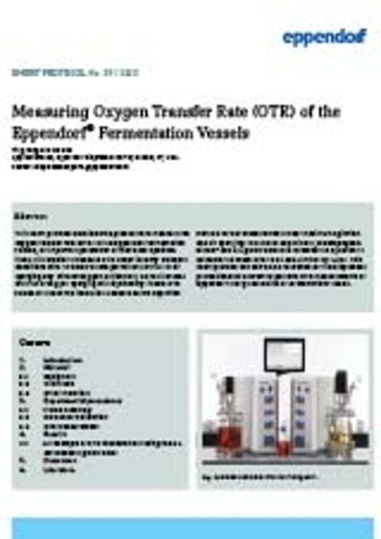 Dissolved Oxygen Control in Bioreactors - Eppendorf US