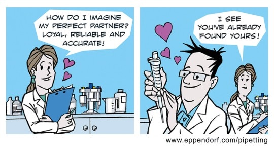 Pipetting Comics - Eppendorf Bangladesh
