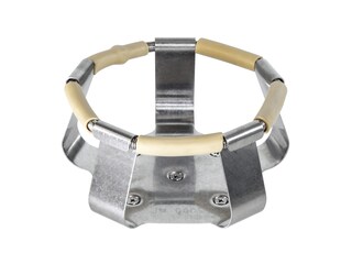 Lab shaker clamps and adhesive mats