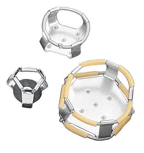 Lab shaker clamps and adhesive mats