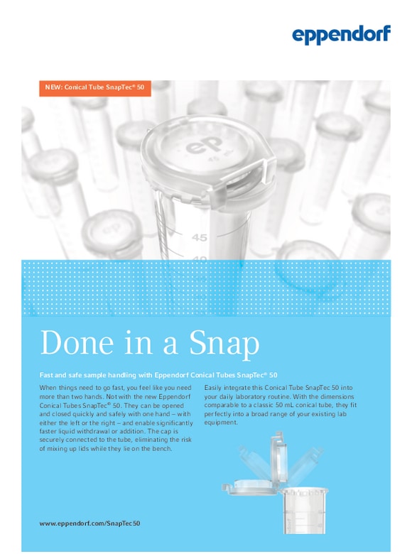 Eppendorf Conical Tubes SnapTec® 50