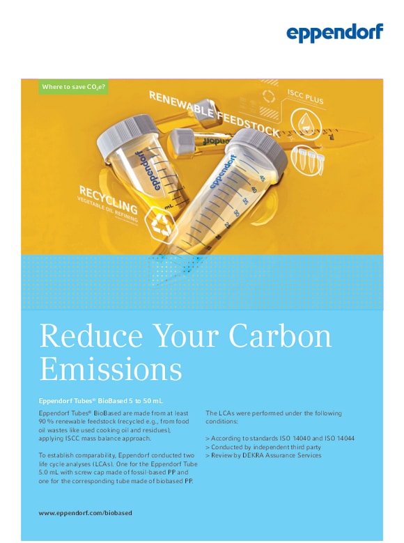 Eppendorf Tubes® BioBased