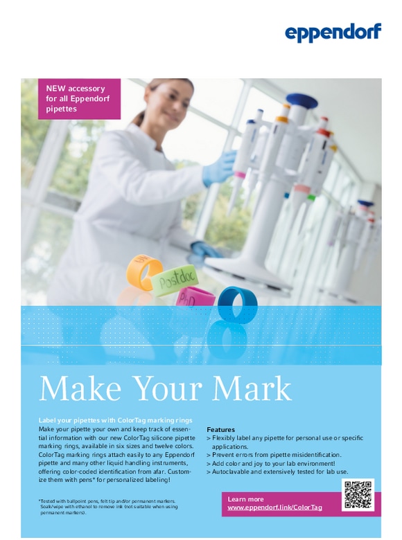 ColorTag pipette marking rings | Flexible lab identification