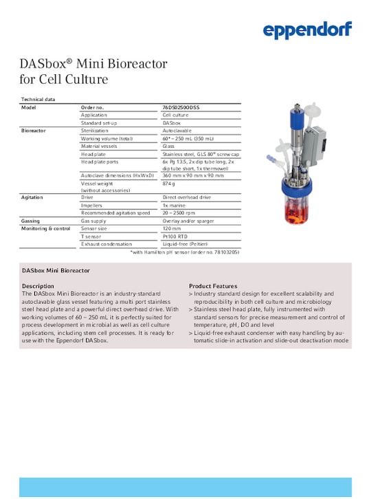DASbox® Mini Bioreactor